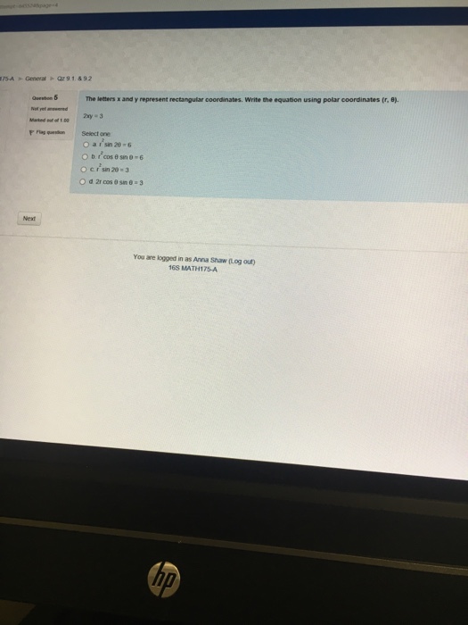 Solved The letters x and y represent rectangular | Chegg.com