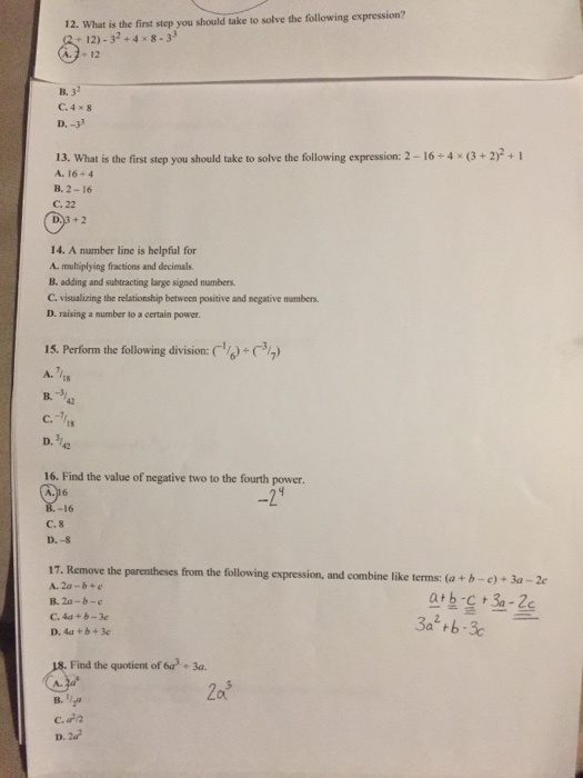 Solved 12. What is the first step you should take to solve | Chegg.com