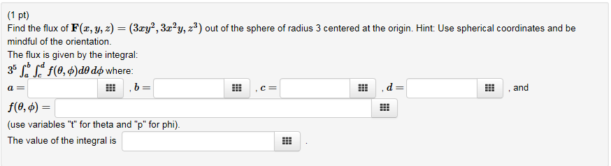 Solved Find the flux of F(x, y, z) = (3xy^2, 3x^2y, z^3) out | Chegg.com