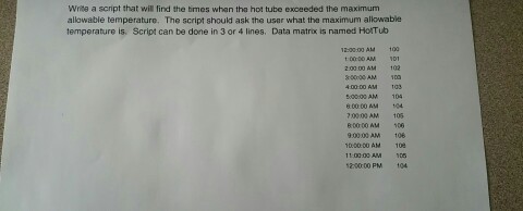 matlab question plz :) | Chegg.com