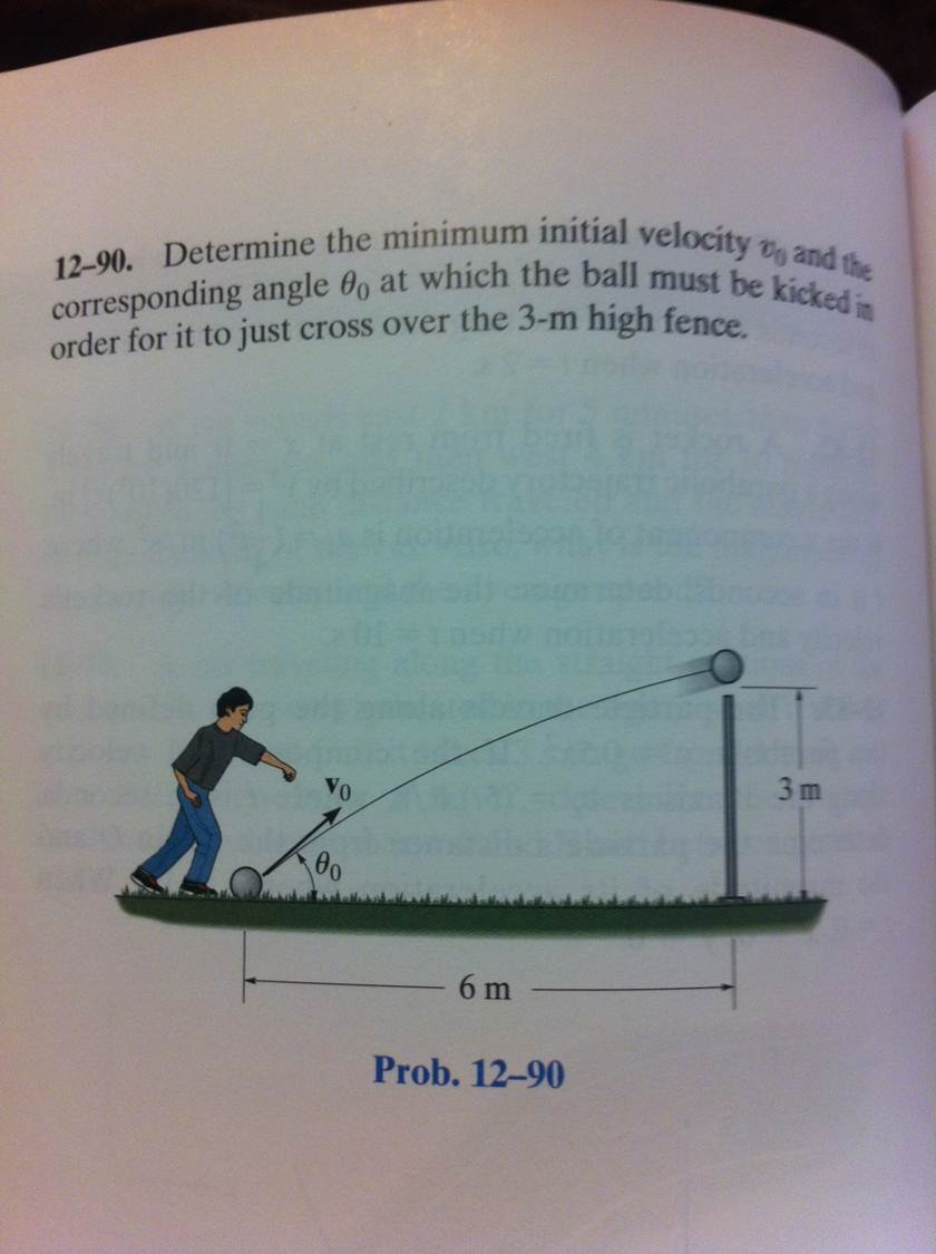Solved The ball is thrown from the tower with a velocity of | Chegg.com
