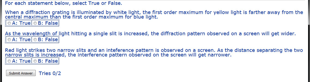 Solved For each statement below, select True or False When a | Chegg.com