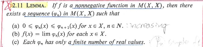 Solved 2 L Let F Be A Nonnegative X Measurable Function On