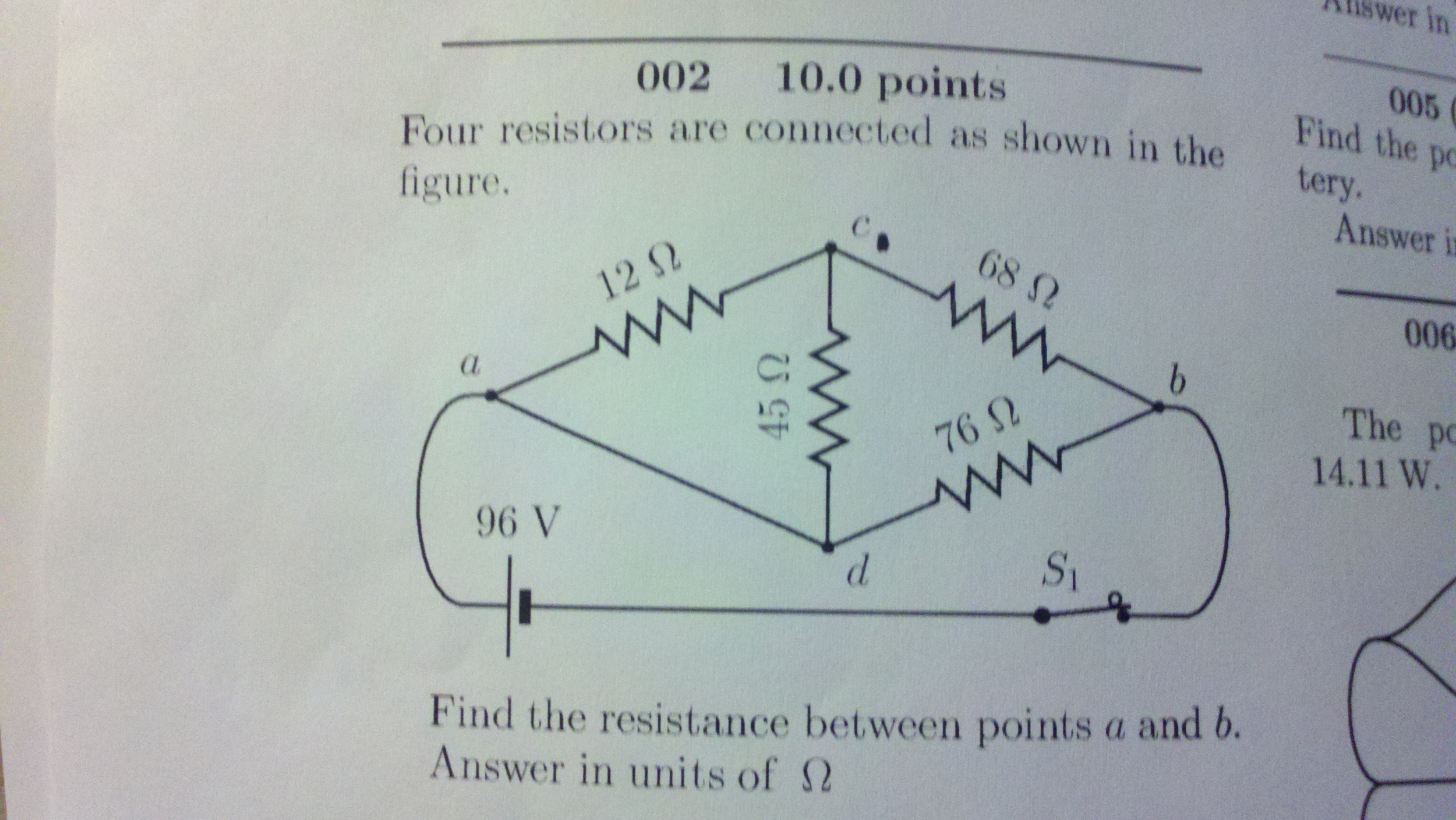 Solved Four resistors are connected as shown in the figure. | Chegg.com Solved Four resistors are connected as shown in the figure. | Chegg.com