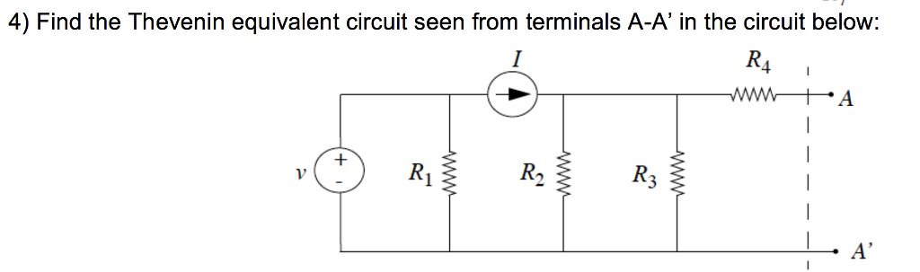 Solved Find the Thevenin equivalent circuit seen from | Chegg.com