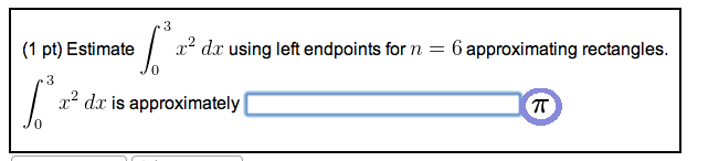 Solved (1 pt) Estimate integral 0 to 3 x^2 dx using left | Chegg.com