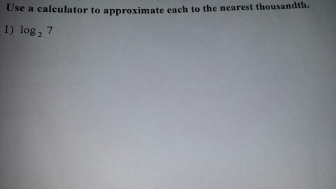 Solved Use a calculator to approximate e to the thousandth. | Chegg.com
