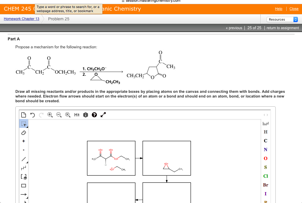 Solved Propose a mechanism for the following reaction: Draw | Chegg.com