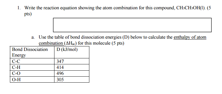 Solved Write the reaction equation showing the atom | Chegg.com