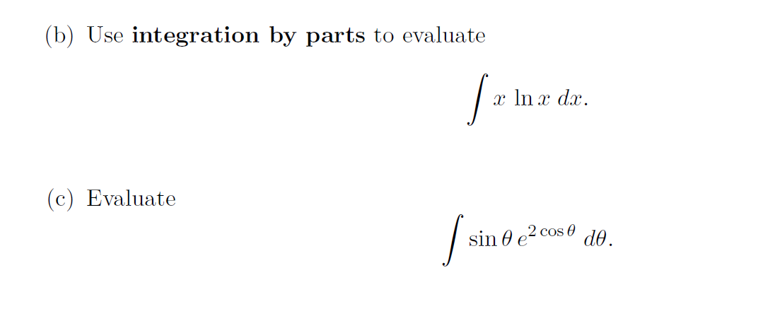 Solved Use integration by parts to evaluate x ln x dx | Chegg.com