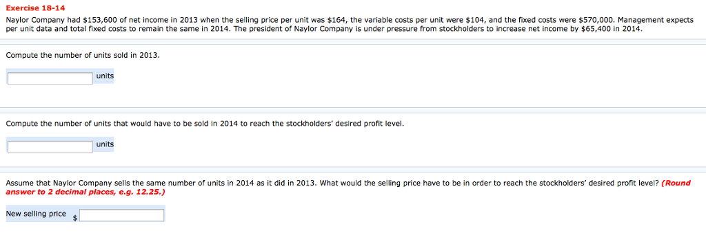 Solved Exercise 14-8 (Part Level Submission) Lopez | Chegg.com