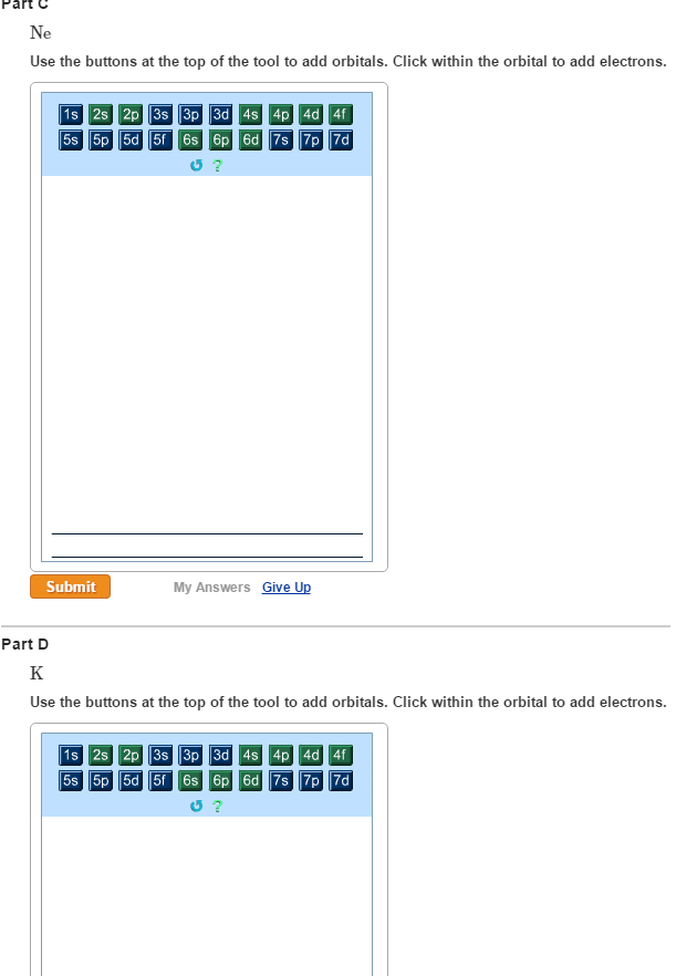 Solved Part A Specify the full electron configurations for | Chegg.com