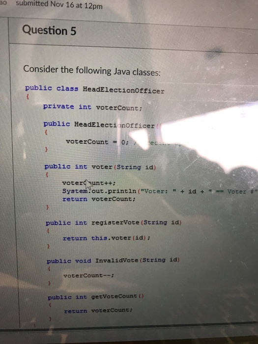 Solved submitted Nov 16 at 12pm submitted Question 5 | Chegg.com