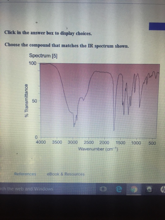 Solved Click in the answer box to display choices. Choose | Chegg.com