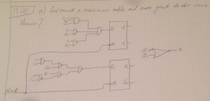 Solved 13.10 a) Construct a transition table and stage graph | Chegg.com