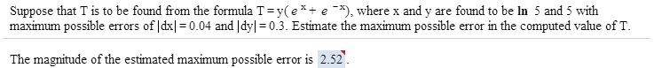 Solved Suppose that T is to be found from the formula given | Chegg.com