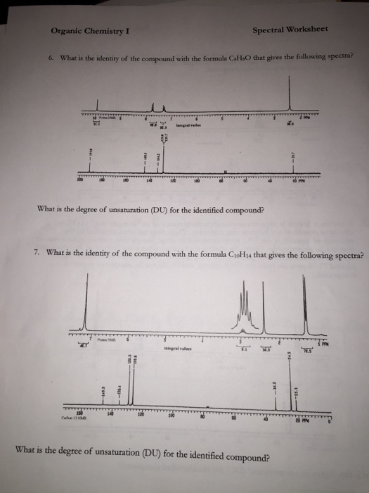 Solved What is the identity of the compound with the formula | Chegg.com