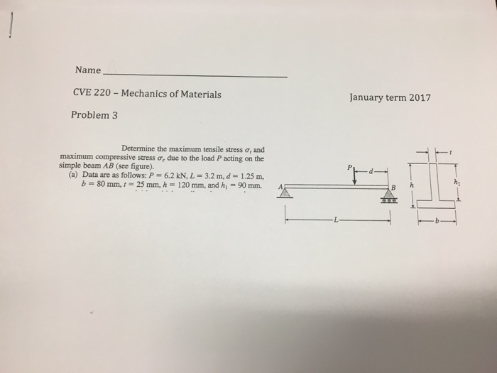 Solved Determine the maximum tensile stress sigma_t and | Chegg.com