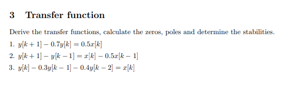 Solved 3 Transfer function Derive the transfer functions, | Chegg.com Solved 3 Transfer function Derive the transfer functions, | Chegg.com