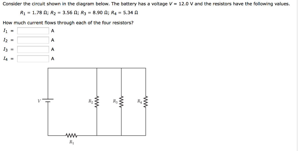 Solved Consider the circuit shown in the diagram below. The | Chegg.com