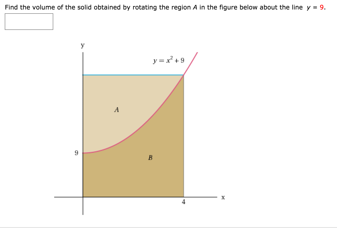 Solved Find The Volume Of The Solid Obtained By Rotating The Chegg