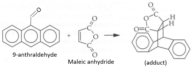 Solved Briefly explain why 9-anthraldehyde is yellow and the | Chegg.com