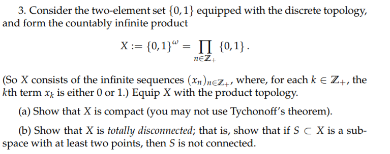 Solved 3. Consider the two-element set 10,13 equipped with | Chegg.com