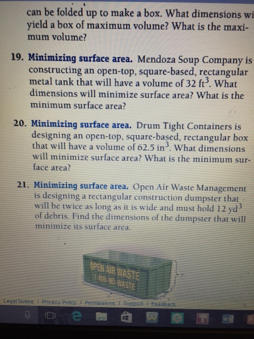 Solved Minimizing surface area. Mendoza Soup Company is | Chegg.com