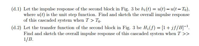 Solved Question (01): Block diagram analysis [35 marks] | Chegg.com