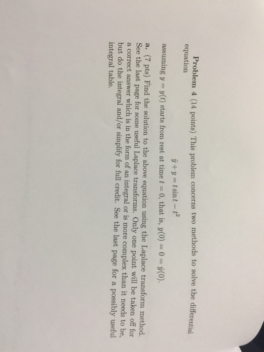 Solved This problem concerns two methods to solve the | Chegg.com