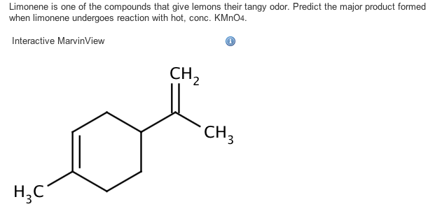 Solved Limonene is one of the compounds that give lemons | Chegg.com
