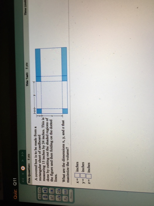 Solved A covered box is to be made from a rectangular sheet | Chegg.com