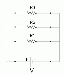 Solved In the circuit diagram below, the three resistors | Chegg.com