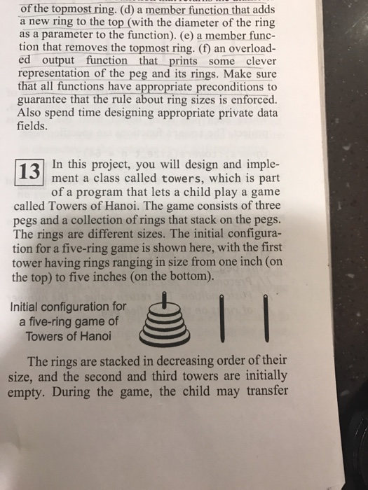 Solved Programming Projects 151 Specify, design, and | Chegg.com