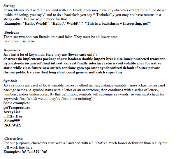 Solved Strings String literals start with a " and end with a | Chegg.com