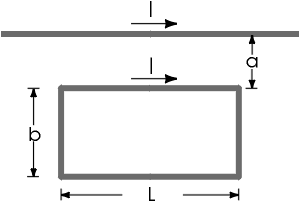 Solved A rectangular loop of wire is sitting next to a | Chegg.com