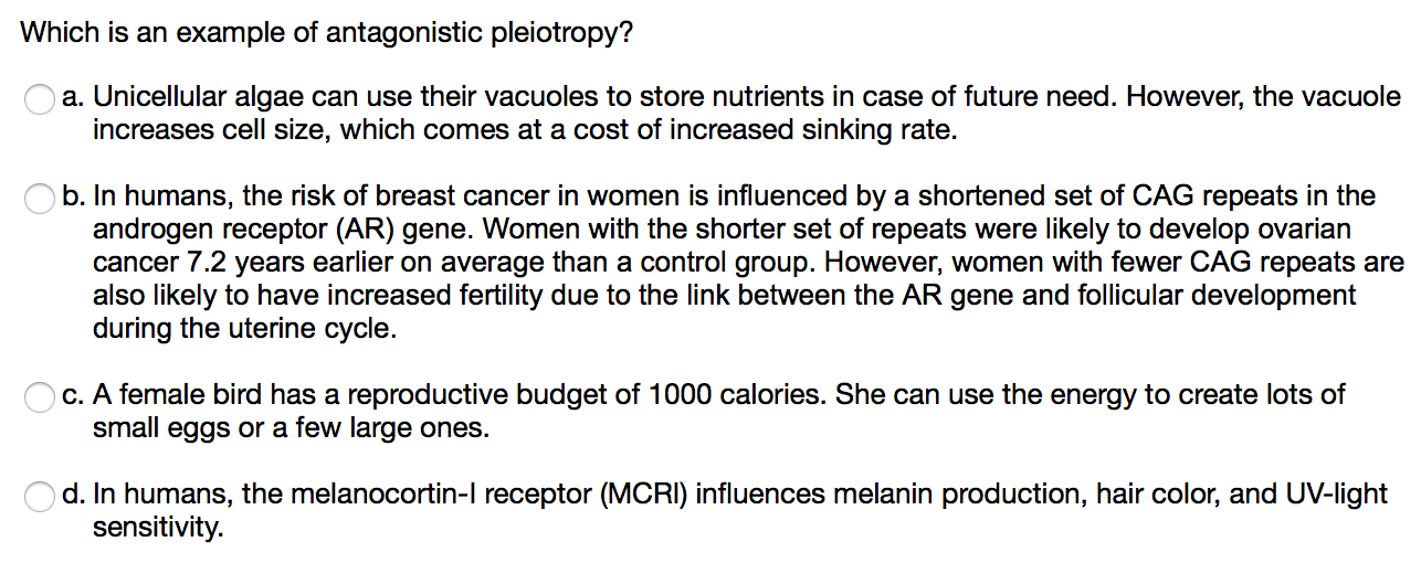 Pleiotropy Examples In Humans