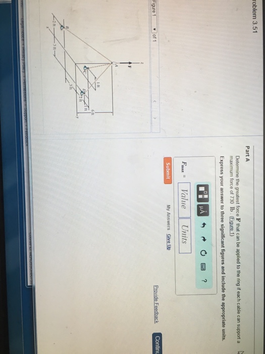 Solved Determine The Greatest Force F That Can Be Applied To