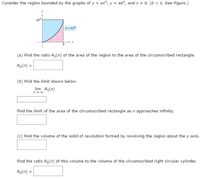 Solved Consider the region bounded by the graphs of y = | Chegg.com