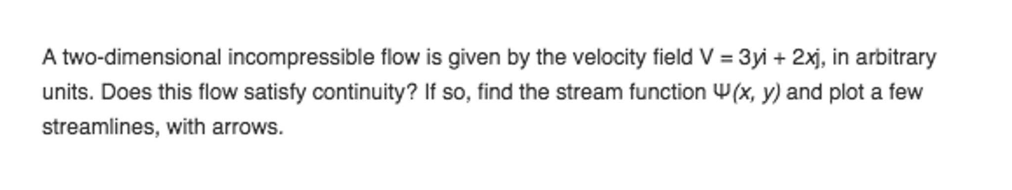 Solved: A Two-dimensional Incompressible Flow Is Given By ... | Chegg.com
