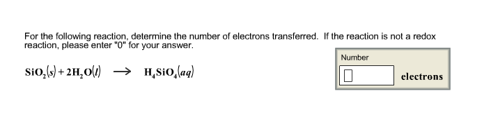 Solved For The Following Reaction Determine The Number Of