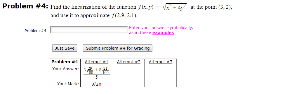 Solved Problem #4: Find the linearization of the function | Chegg.com