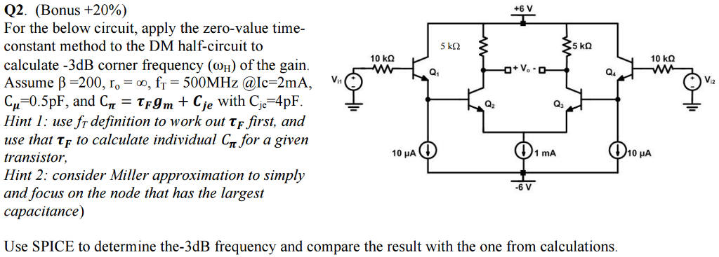 Solved For the below circuit, apply the zero-value time- | Chegg.com