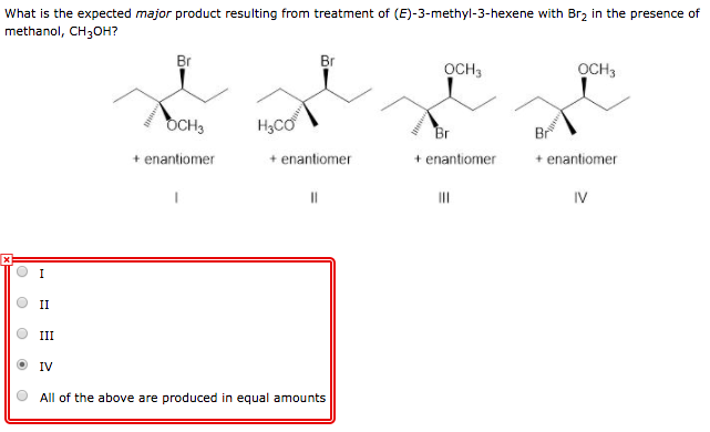 Solved What is the expected major product for the following | Chegg.com