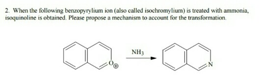 Solved 2. When the following benzopyrylium ion (also called | Chegg.com