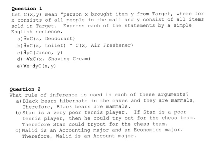Solved Hi. I need help for discrete math. Math 231. | Chegg.com