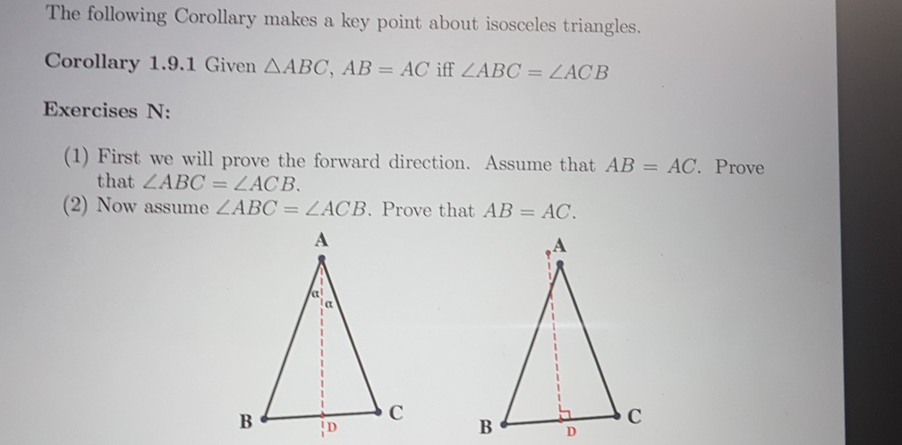Solved The following Corollary makes a key point about | Chegg.com