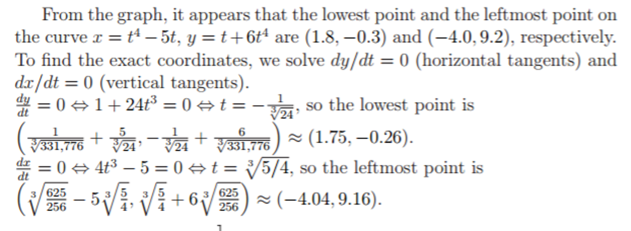 Solved Use a graph to estimate the coordinates of the lowest | Chegg.com