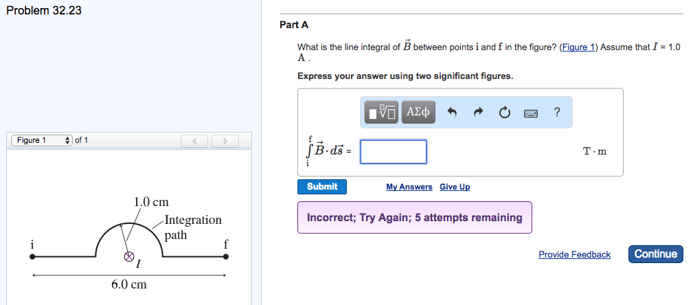 Solved What is the line integral of B between points i and | Chegg.com