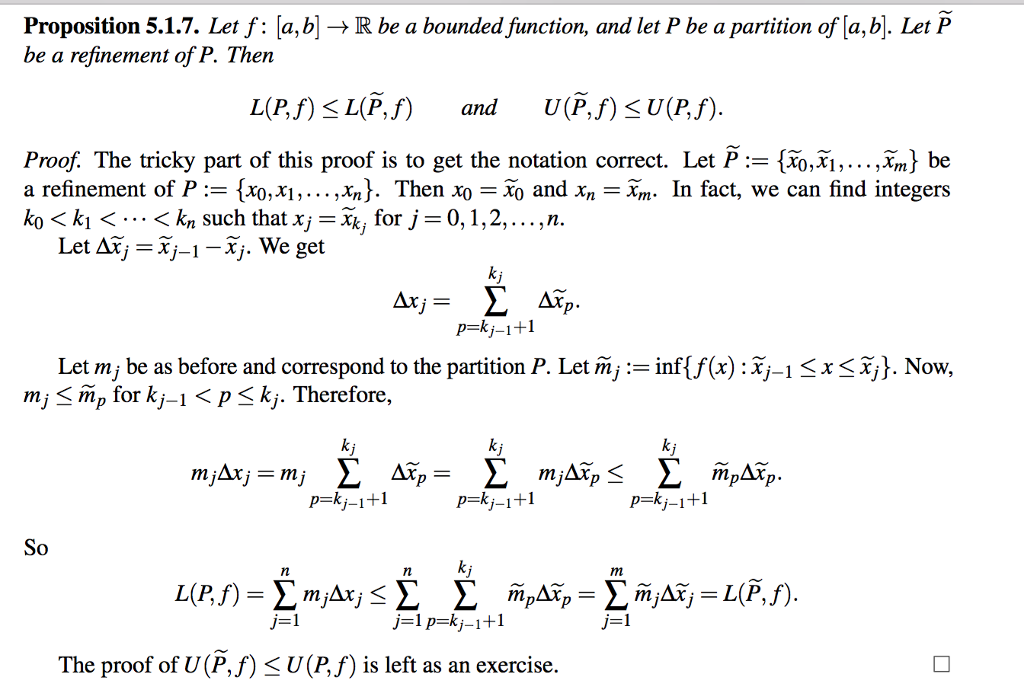 Solved Exercise 5.1.4: Finish the proof of Proposition 5.1.7 | Chegg.com